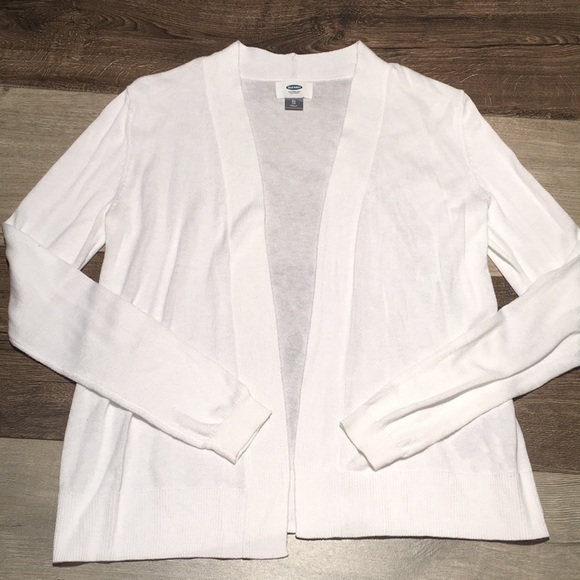 Old Navy White Cardigan